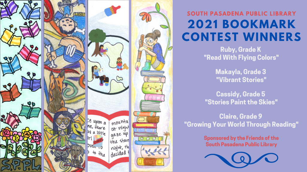 Congratulations to the 2021 Library Bookmark Contest Winners | City ...