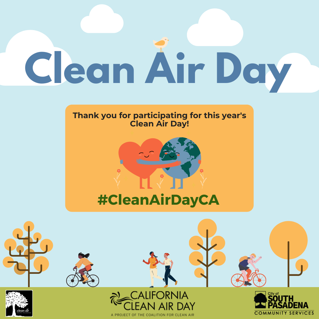 #CleanAirDayCA – Thank you! | City Hall Scoop