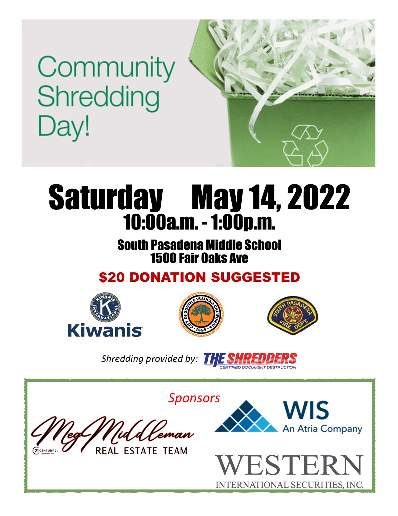 Shredding Day 2022 | City Hall Scoop