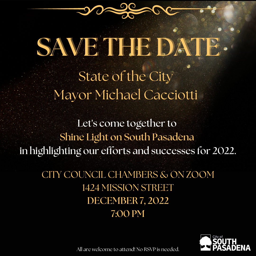 Save The Date: State of the City! | City Hall Scoop