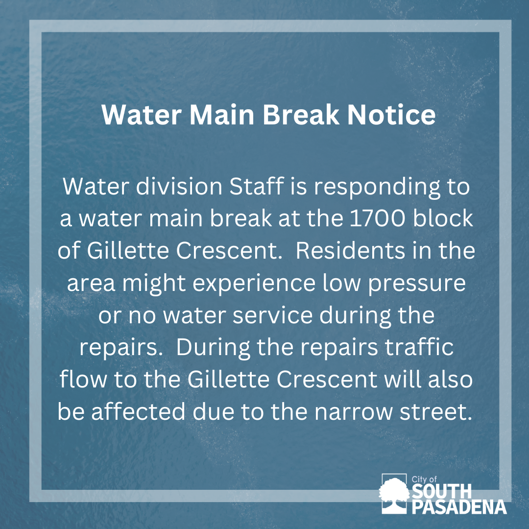 Water Main Break | City Hall Scoop