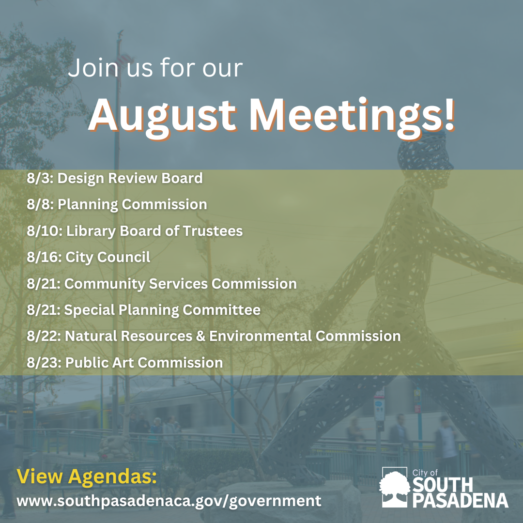 August Meetings | City Hall Scoop