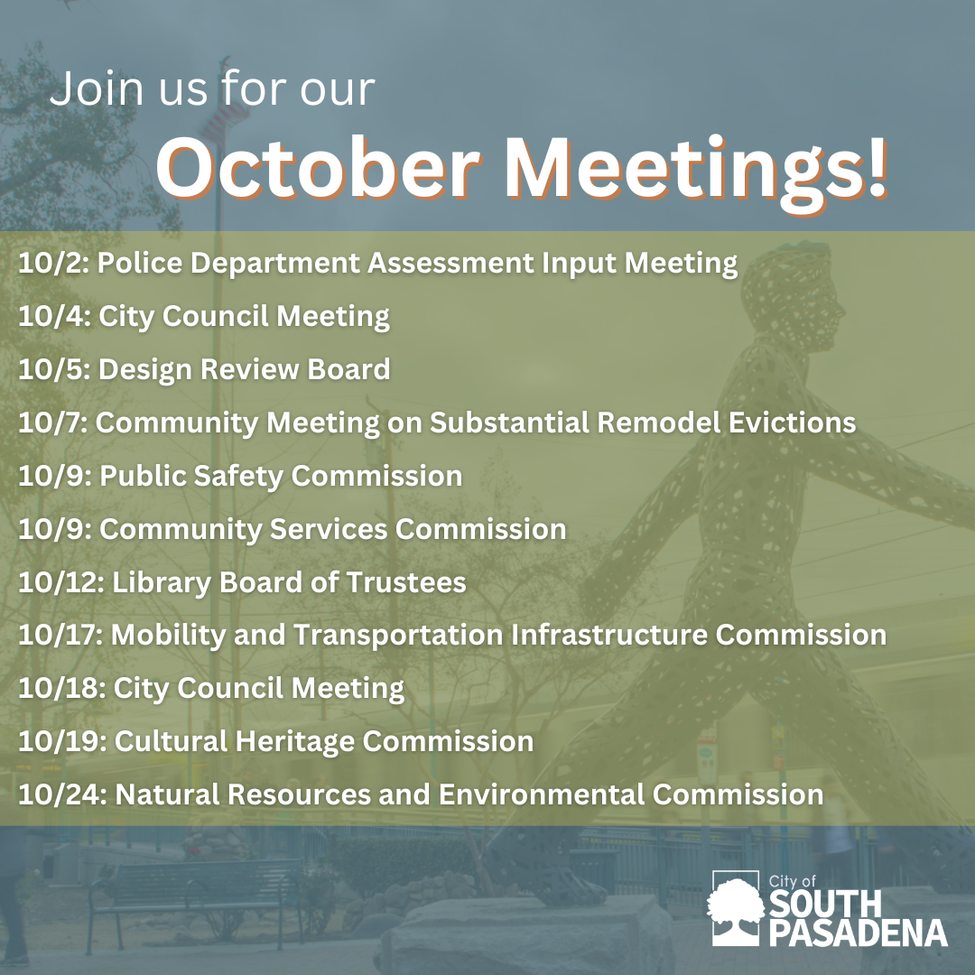 October 2023 Public Meetings | City Hall Scoop