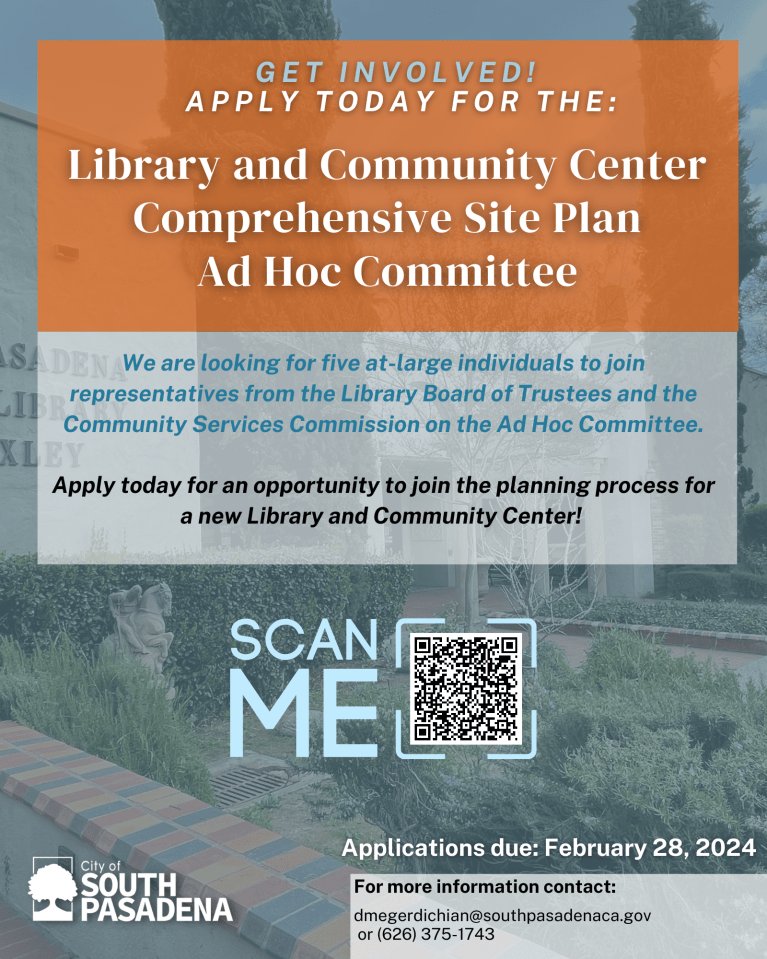 Apply Today: Library and Community Center Comprehensive Site Plan Ad ...