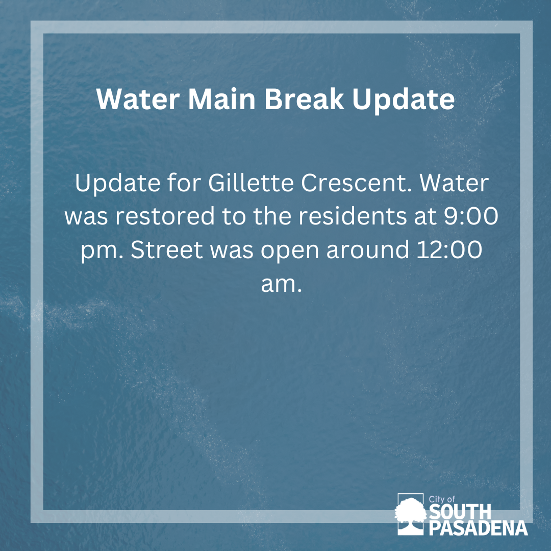 Update: Water Restored for Gillette Crescent | City Hall Scoop
