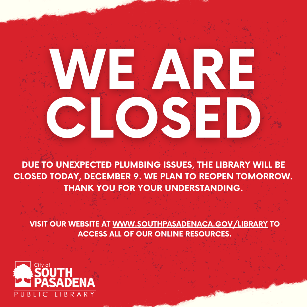 Library Closed – Today | City Hall Scoop