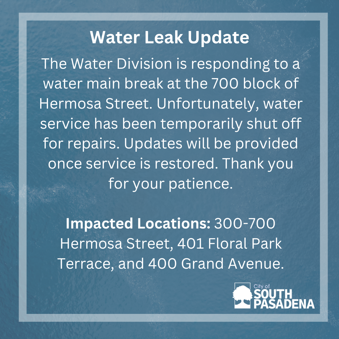 Water Leak Update | City Hall Scoop