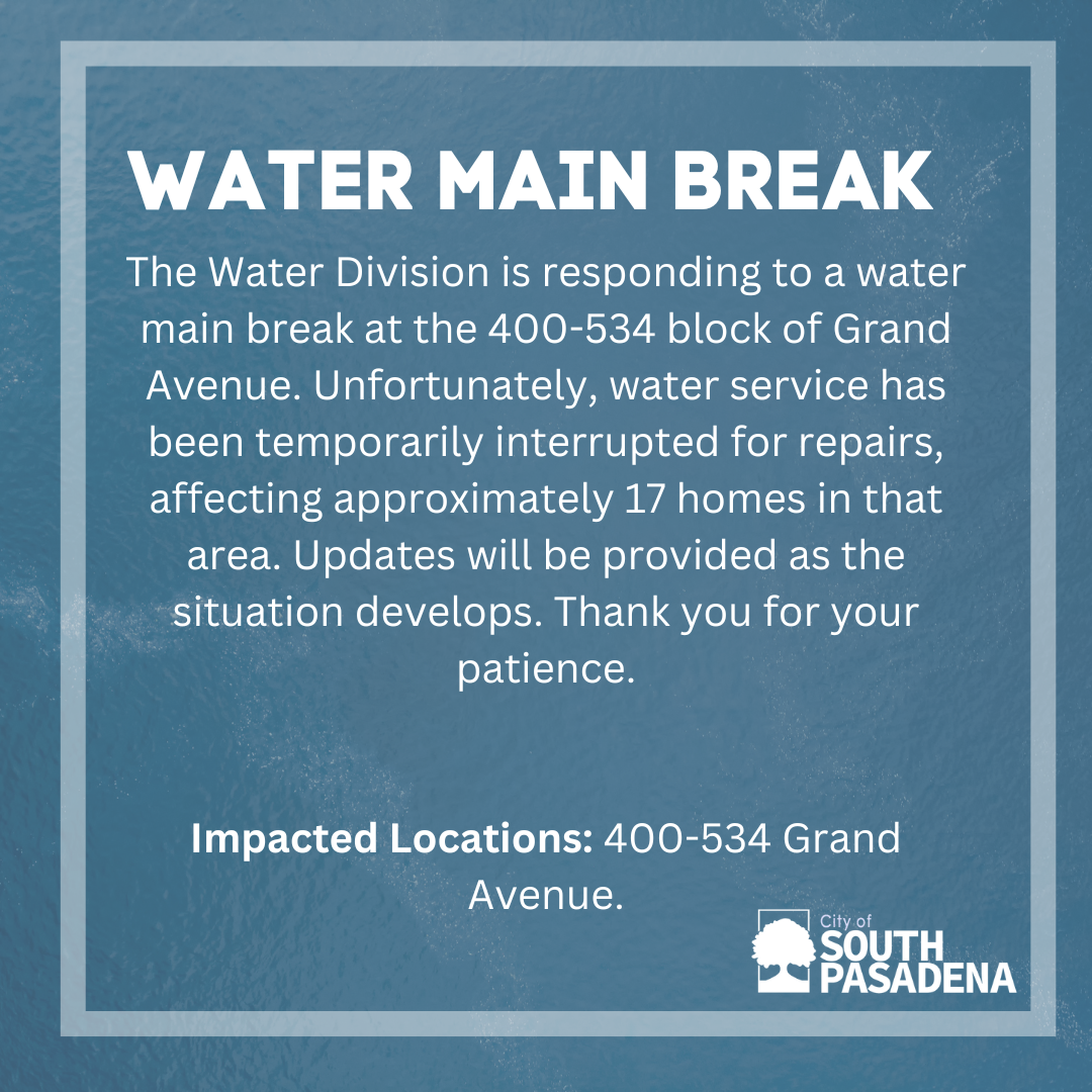 Water Main Break | City Hall Scoop