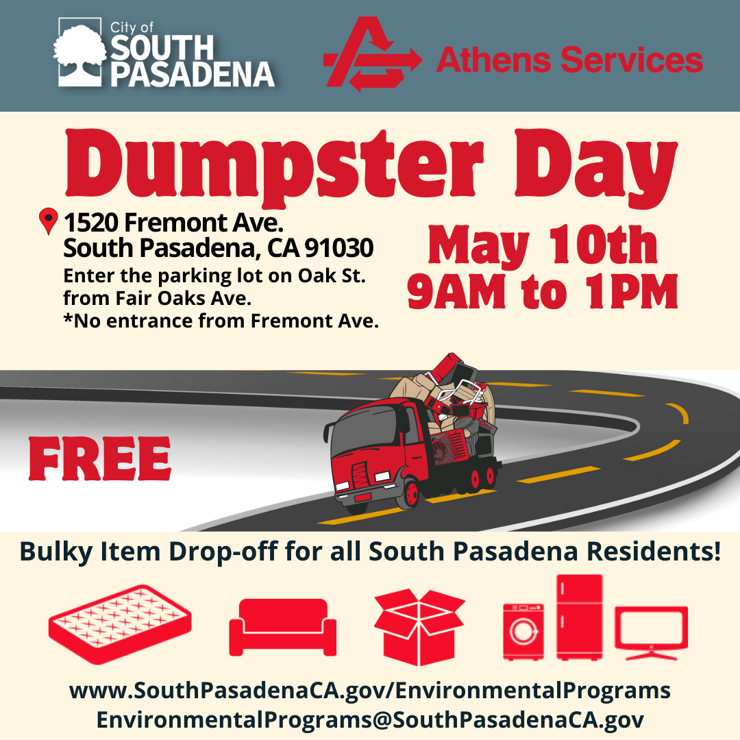 Dumpster Day Reminder | City Hall Scoop