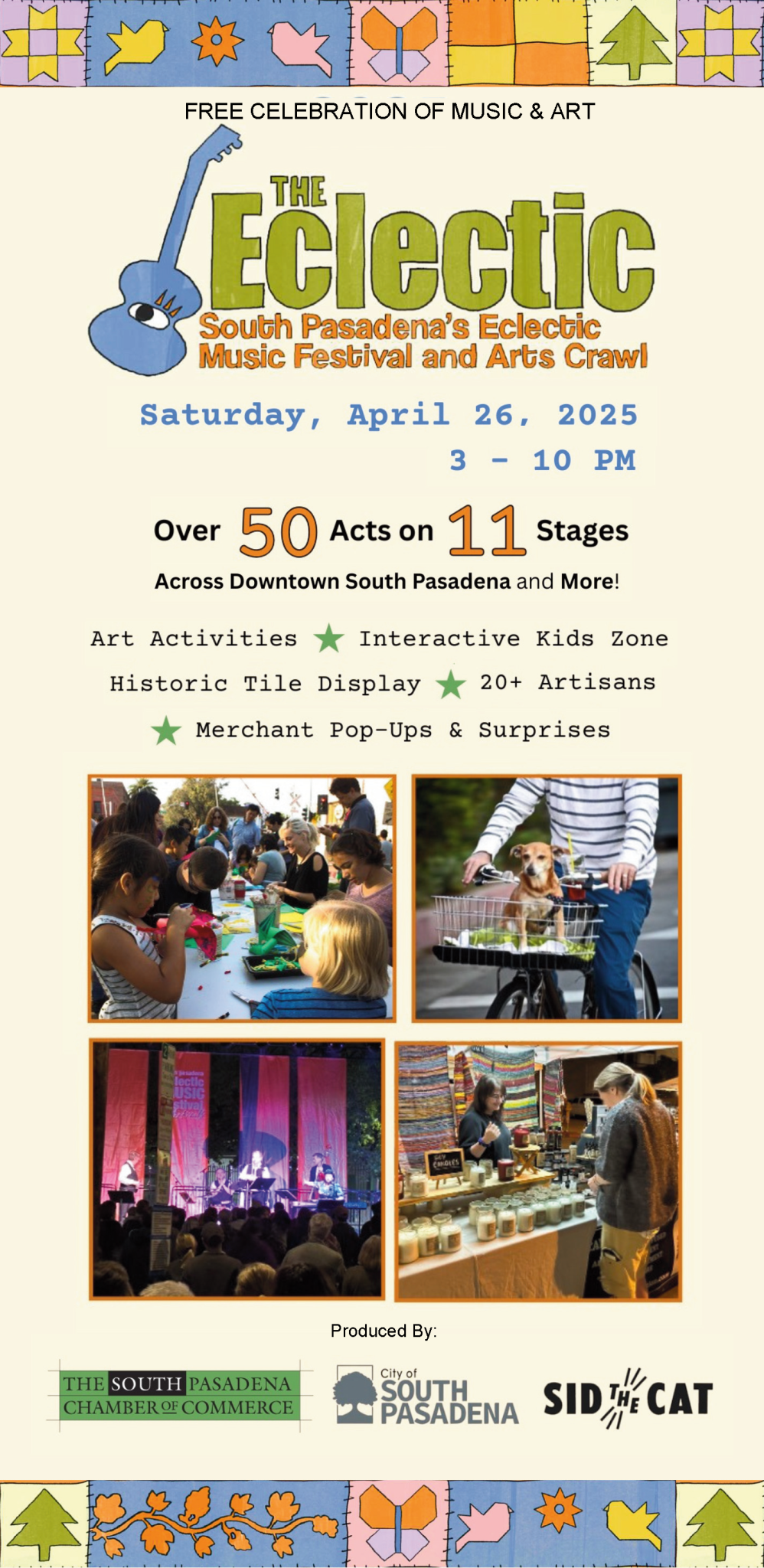 The Eclectic Music Festival & Arts Crawl | City Hall Scoop